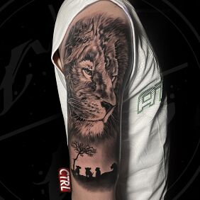 Najlepsze tatuaże Lew. Inspiracje i pomysły w 2026 - dziarownia.pl