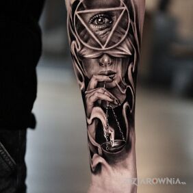 Najlepsze tatuaże Temida. Inspiracje i pomysły w 2025 - dziarownia.pl