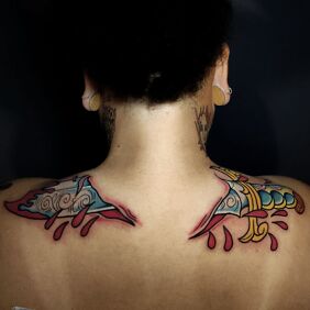 Tatuaże na plecach (wzory galeria pomysły) w 2025 - dziarownia.pl