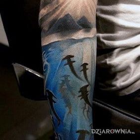 Tatuaże Niebo (wzory i galeria) - dziarownia.pl