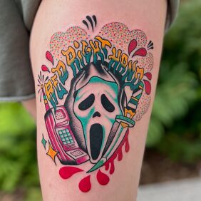 Best ghostface tattoos (designs&gallery) ideas in 2026 - hapink.com